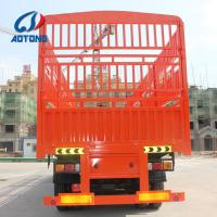 China Customized 60-Ton Fence Trailer with Steel Construction and 2