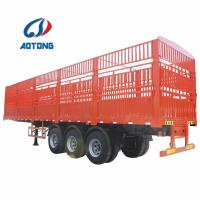 China Customized 60-Ton Fence Trailer with Steel Construction and 2