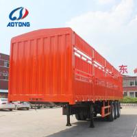 China Customized 60-Ton Fence Trailer with Steel Construction and 2
