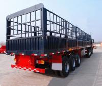 China Producer AOTONG Bulk Cargo Carrier Fence Semi Trailer with Standard 28 Ton Landing Gear for sale