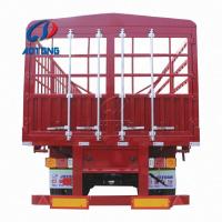 China 3 Axles 60 Tons Poultry Grid Positions Semi Trailer with Standard 28Ton Landing Gear for sale