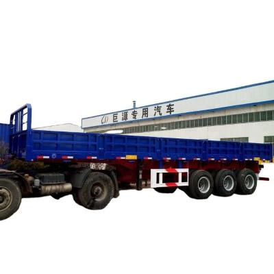 China Custom's Requirement 3 Axles 13 Meters Fence Stake Semi Trailer for Cargo Transport for sale