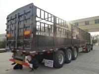 China Aotong 3 Axles Semi Tralier for sheep cow pig transport Customers Optional for sale