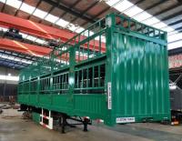 China Aotong 3 Axles Semi Tralier for sheep cow pig transport Customers Optional for sale