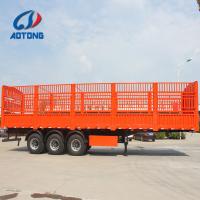 China Tri Axles 60ton Store House Bar Fence Type Semi-Trailer for Truck Trailer Transportation for sale