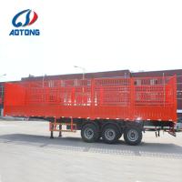 China Tri Axles 60ton Store House Bar Fence Type Semi-Trailer for Truck Trailer Transportation for sale
