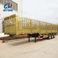 China Tri Axles 60ton Store House Bar Fence Type Semi-Trailer for Truck Trailer Transportation for sale