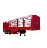 China 50Ton Leaf Spring Fence Cargo Transport Semi Trailer /Kin Pin 2''/3.5'' Bolt Type for sale