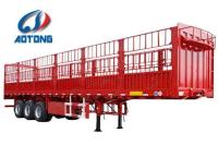 China 50Ton Leaf Spring Fence Cargo Transport Semi Trailer /Kin Pin 2''/3.5'' Bolt Type for sale