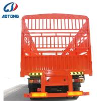 China 50Ton Leaf Spring Fence Cargo Transport Semi Trailer /Kin Pin 2''/3.5'' Bolt Type for sale