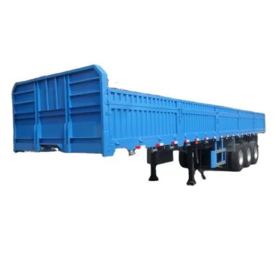 China Detachable Sidewall Semi Trailer with 2''/3.5'' Bolt Type Kin Pin and 50000KG Max Payload for sale