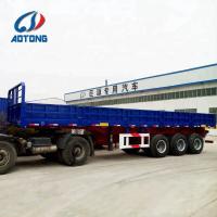 China Detachable Sidewall Semi Trailer with 2''/3.5'' Bolt Type Kin Pin and 50000KG Max Payload for sale