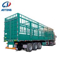 China 11.00r20 12r22.5 315 385 Tire 3 Axle 40ft Warehouse Type Side Wall Fence Semi Trailer for sale