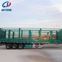 China 11.00r20 12r22.5 315 385 Tire 3 Axle 40ft Warehouse Type Side Wall Fence Semi Trailer for sale