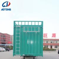 China 11.00r20 12r22.5 315 385 Tire 3 Axle 40ft Warehouse Type Side Wall Fence Semi Trailer for sale