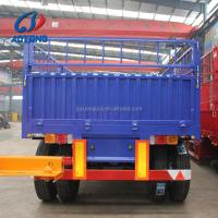 China 40 Ton Fence Cargo Trailer 2 Axle Stake Fence Semi Trailer for Cargo Transportation for sale
