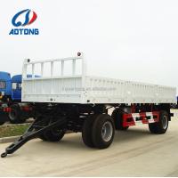 China 40 Ton Fence Cargo Trailer 2 Axle Stake Fence Semi Trailer for Cargo Transportation for sale