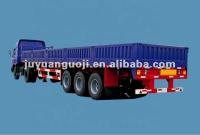 China 3 * 13ton Capacity Axles Side Wall Semi Trailer for Dry Cargo or Sands Transportation for sale