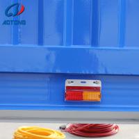 China Electrical Hydraulic Lift Livestock Transporter Semi Trailer with 3 Axles and 2 Layers for sale