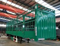 China Max Payload of 60T Fence Semi Trailer for Stake Style Cargo Transportation for sale