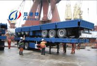China Truck Trailer 3 Axle 40-60 tons 13000mm length curtain side wall cargo semi trailer for sale