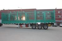 China Max Payload of 60T Fence Semi Trailer for Stake Style Cargo Transportation for sale