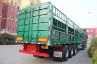 China Max Payload of 60T Fence Semi Trailer for Stake Style Cargo Transportation for sale