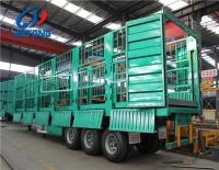 China Max Payload of 60T Fence Semi Trailer for Stake Style Cargo Transportation for sale