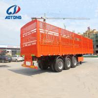 China 3 Axls 50-80 Tons Fence Cargo Semi Truck Trailers with T700/Q345 Steel Main Beam for sale