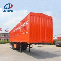 China 3 Axls 50-80 Tons Fence Cargo Semi Truck Trailers with T700/Q345 Steel Main Beam for sale