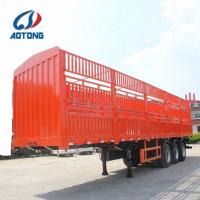 China 3 Axls 50-80 Tons Fence Cargo Semi Truck Trailers with T700/Q345 Steel Main Beam for sale