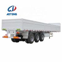 China Suspension Mechanical Suspension 13000mm Length Curtain Side Wall Cargo Semi Trailer for sale