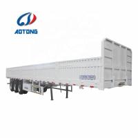 China Suspension Mechanical Suspension 13000mm Length Curtain Side Wall Cargo Semi Trailer for sale