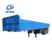 China Suspension Mechanical Suspension 13000mm Length Curtain Side Wall Cargo Semi Trailer for sale