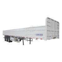 China Standard 28Ton Landing Gear 3 Axles Cargo Transport Trailer for General Cargo Carrier for sale