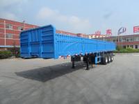 China Standard 28Ton Landing Gear 3 Axles Cargo Transport Trailer for General Cargo Carrier for sale
