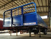 China 3 Axles 40 Ton Cargo Side Wall Semi Trailer for Safe and Flexible Cargo Transportation for sale