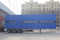 China OE NO. livestock stake trailer 3 axles 2 floors livestock transporting semi trailer for sale