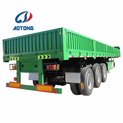 China 40 Feet Length Triple Axle 36 Ton Cargo Trailer Truck for General Goods by Fuwa Bpw Axle for sale