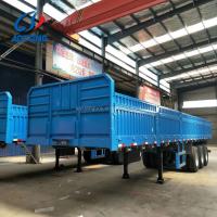 China 40 Feet Length Triple Axle 36 Ton Cargo Trailer Truck for General Goods by Fuwa Bpw Axle for sale