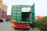 China 60000 kg Max Payload 3 Axles Cattle Fence Type Semi Trailer for Livestock Transportation for sale