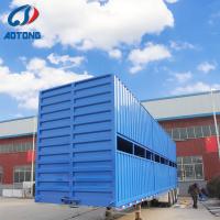 China 3-Axle 40T Livestock Fence Cargo Trailer Cattle Livestock Mini Semi-Trailer for Farm for sale
