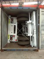 China 10 Steel Spring Suspension Super Link Side Dump Semi Trailer with 30 tons Max Payload for sale