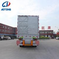 China 3*13ton Axle Steel Semi Cargo Trailer for Livestock Transport in Nigeria and Australia for sale