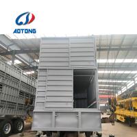 China 10pcs Leaf Spring Aotong Stake Fence Cargo Semi Trailer for Pig Cattle Sheep Transport for sale