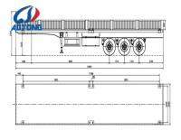 China 3 Axles 40t Bulk Cargo Semi Trailer with Side Wall As Per Client's Specifications for sale