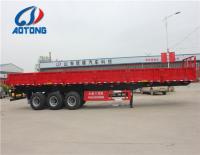 China 3 Axles 40t Bulk Cargo Semi Trailer with Side Wall As Per Client's Specifications for sale