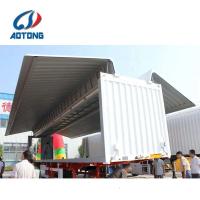 China 11000*2500*1500 Truck Trailer 3 Axles Box Cargo Truck Wing Van Opening Semi Trailer for sale