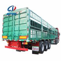 China 45 Feet 13 Meter 3 Axles Livestock Truck Live Stock Sheep Transport Truck Semi Trailer for sale