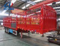 China 7-Way Electric System Semi-Trailer Perfect for Transporting Livestock and Bulk Cargo for sale